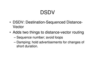 DSDV VS AODV | PDF