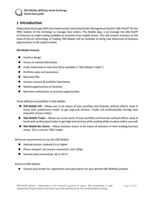Dse mobile user manual | PDF