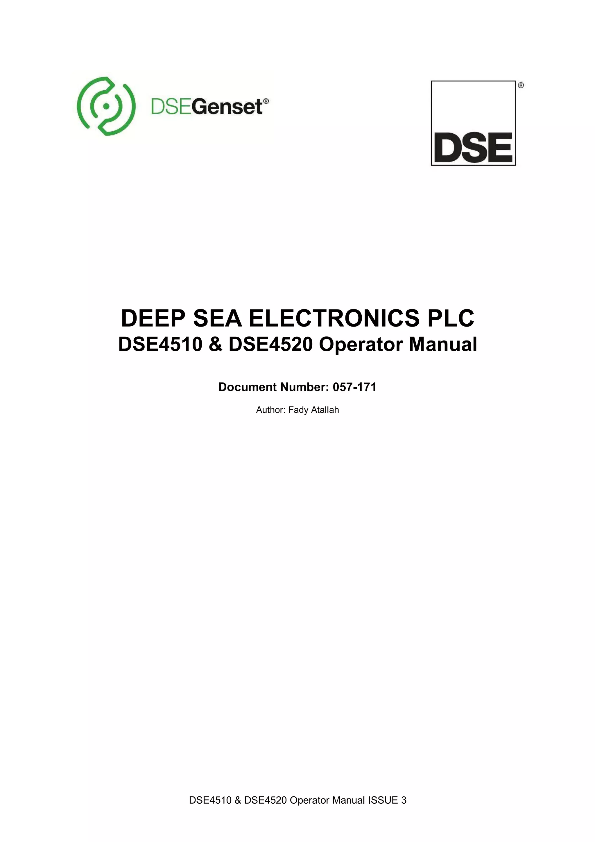 Dse4510 dse4520-operator-manual | PDF