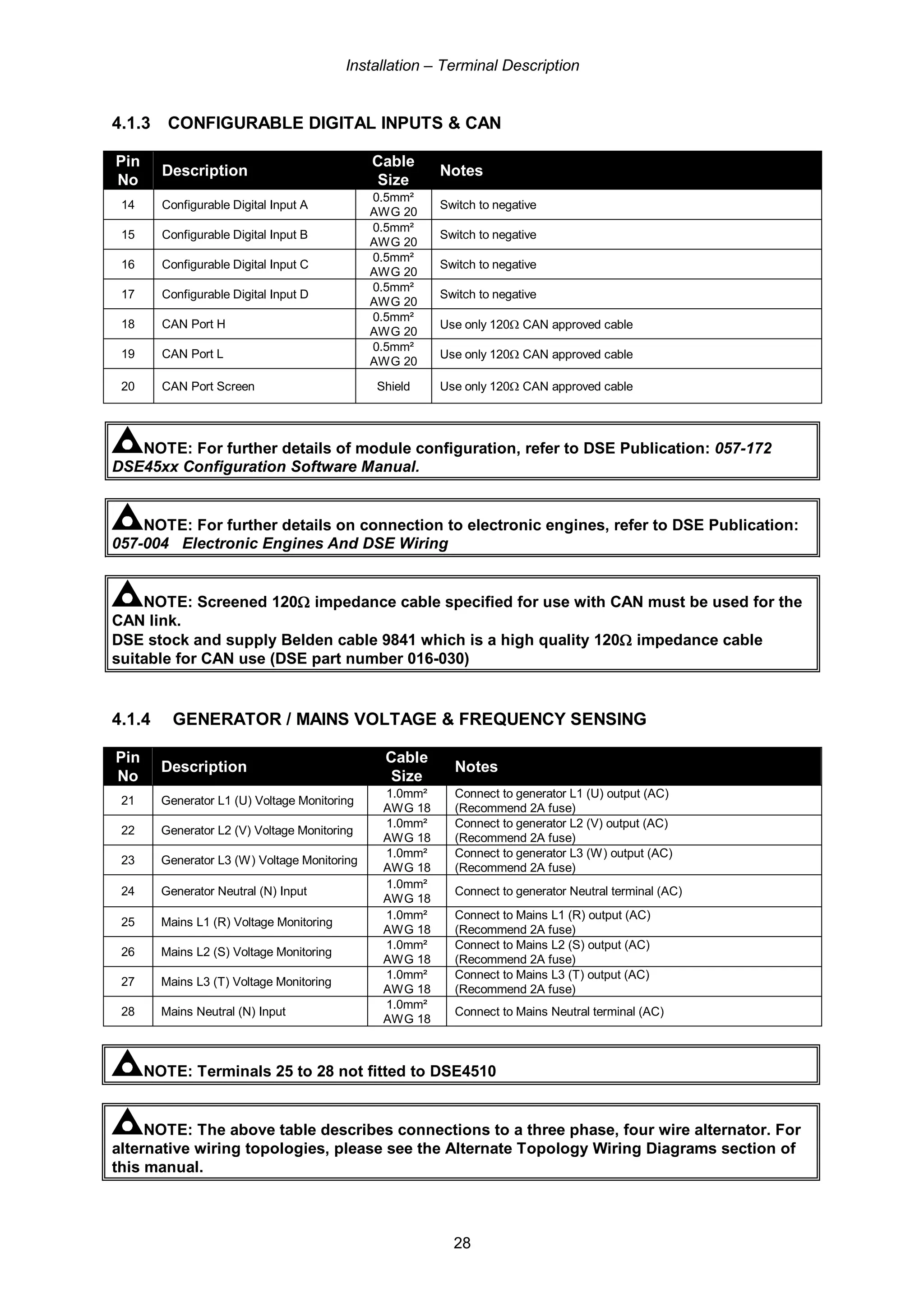 Dse4510 dse4520-operator-manual | PDF