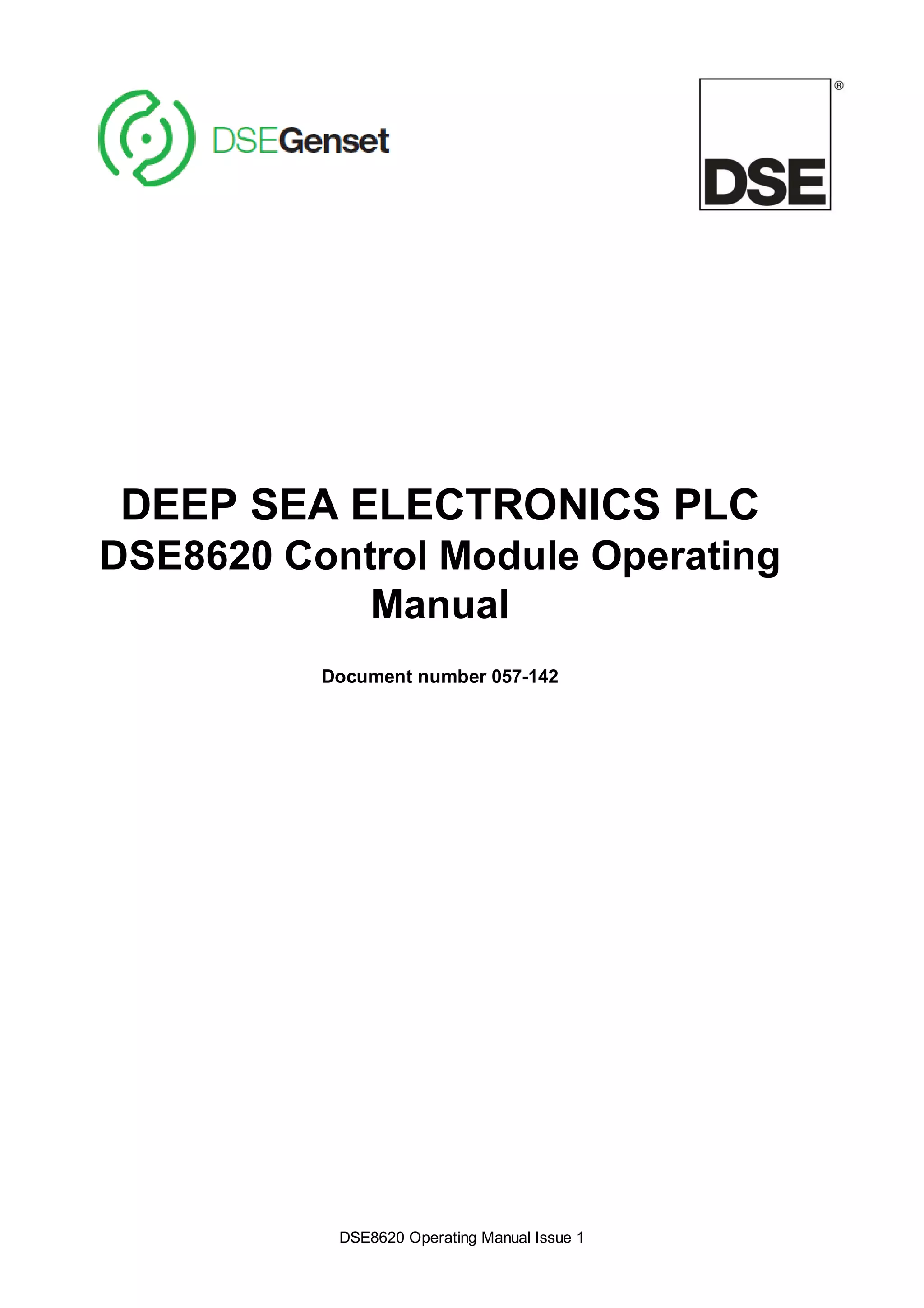 Dse8620 operators-manual | PDF