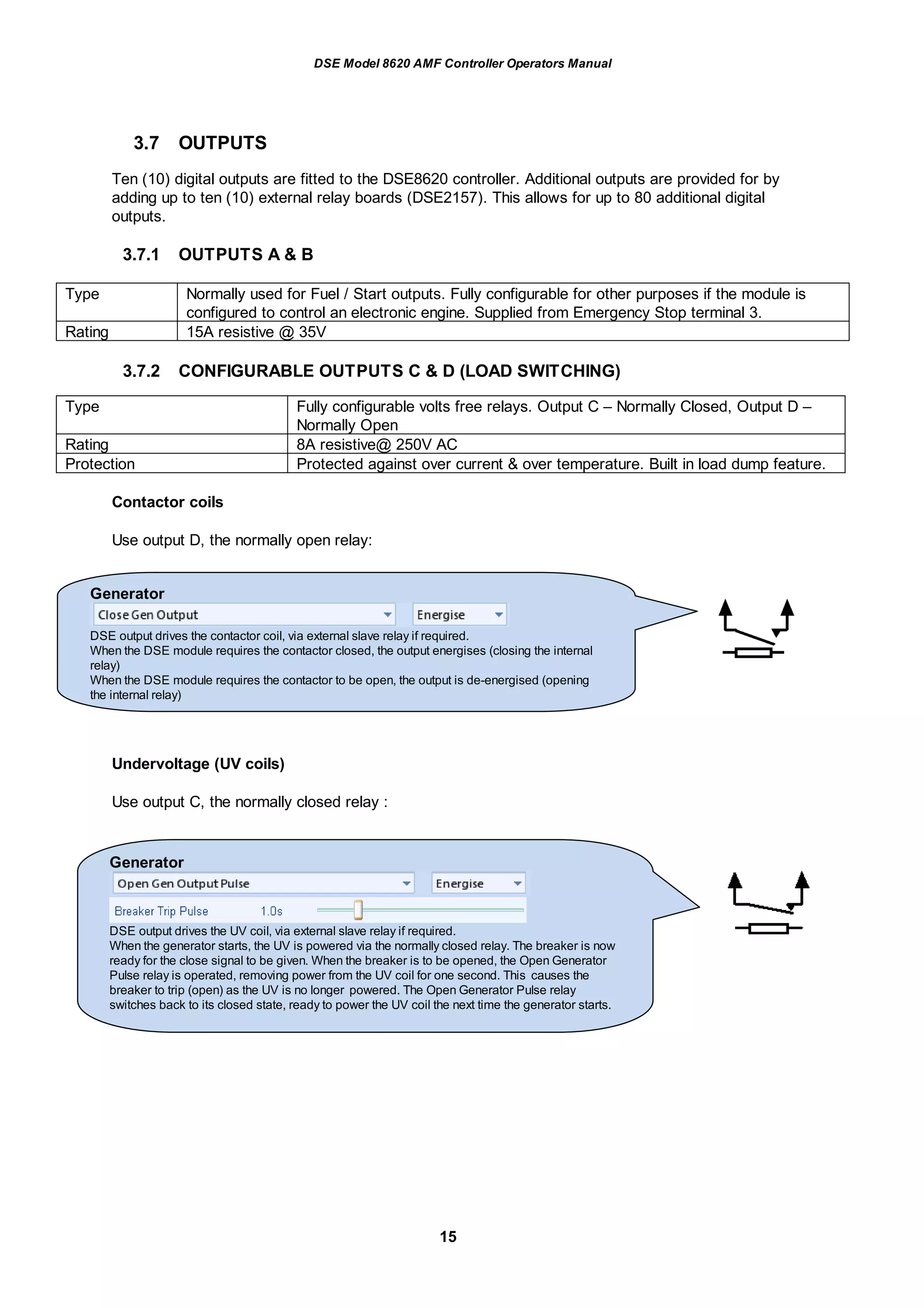 Dse8620 operators-manual | PDF