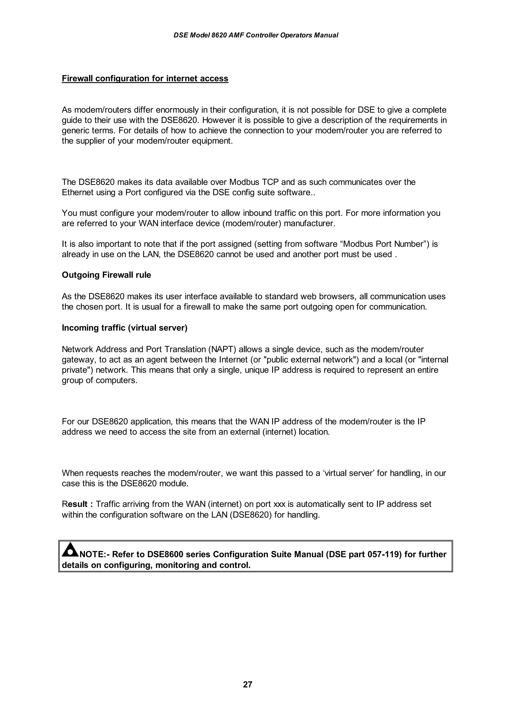 Dse8620 operators-manual | PDF