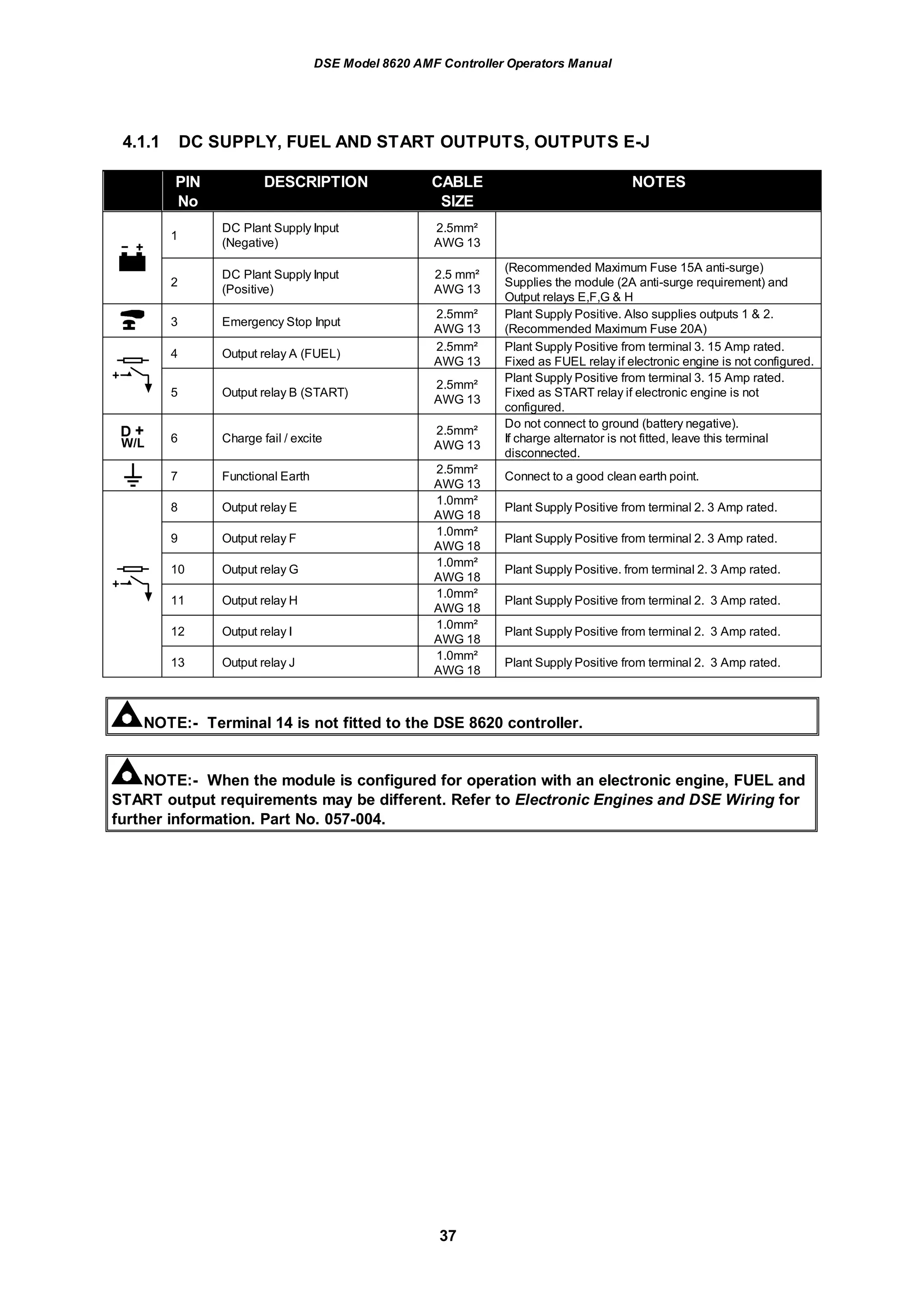 Dse8620 operators-manual | PDF