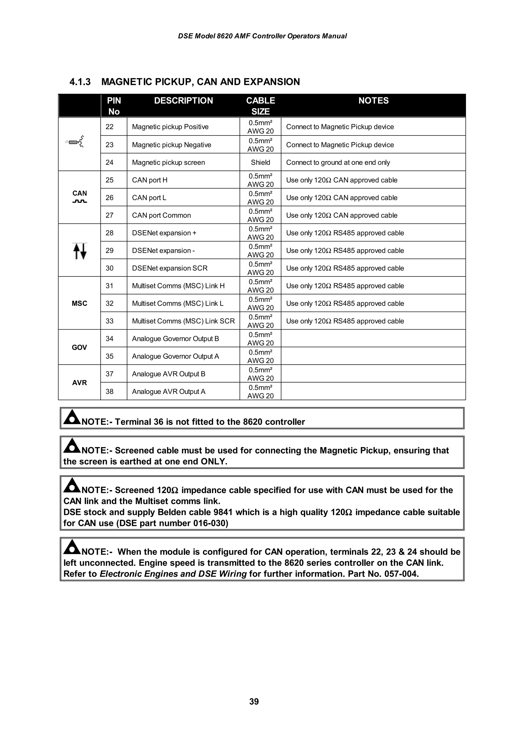 Dse8620 operators-manual | PDF