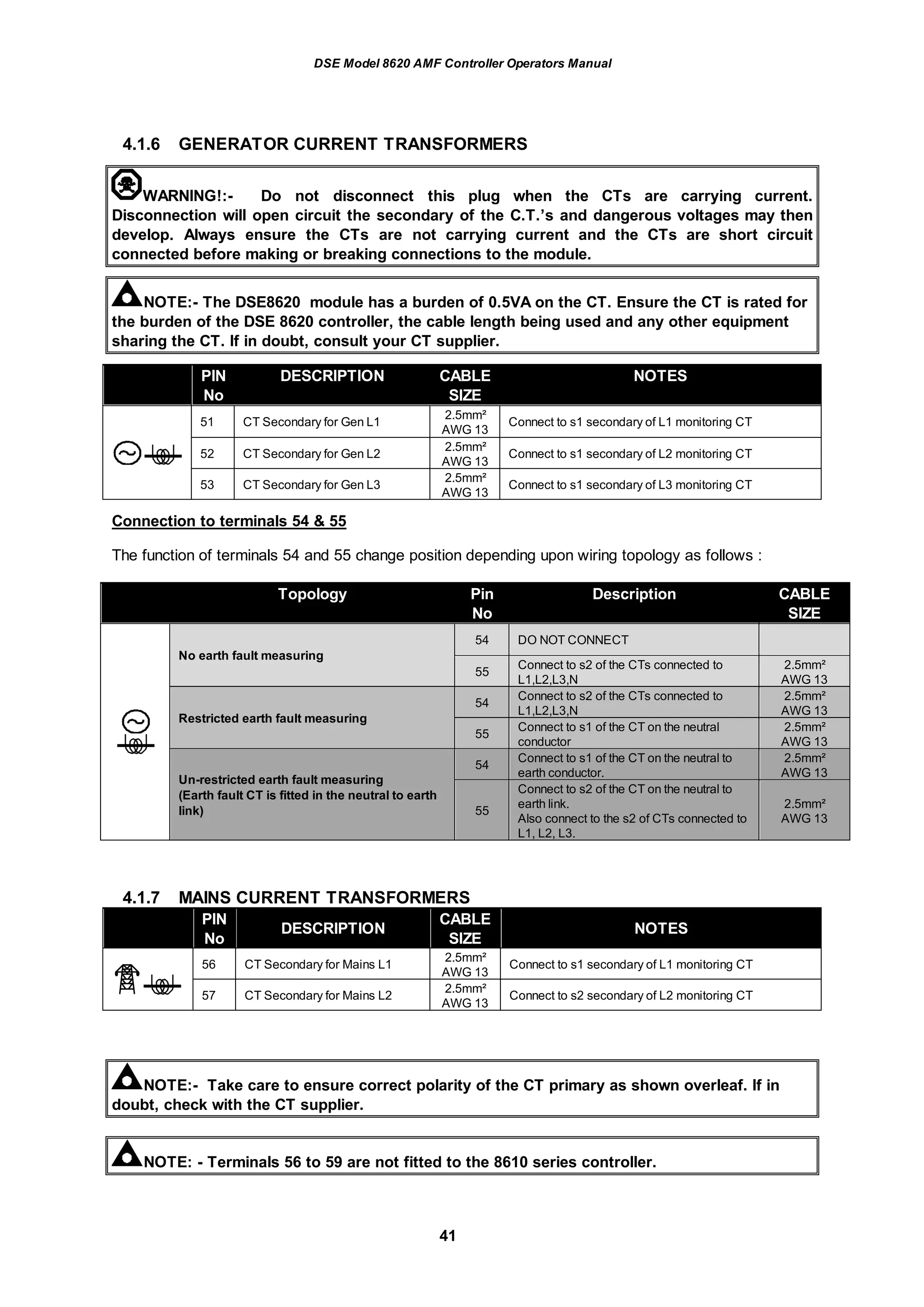 Dse8620 operators-manual | PDF