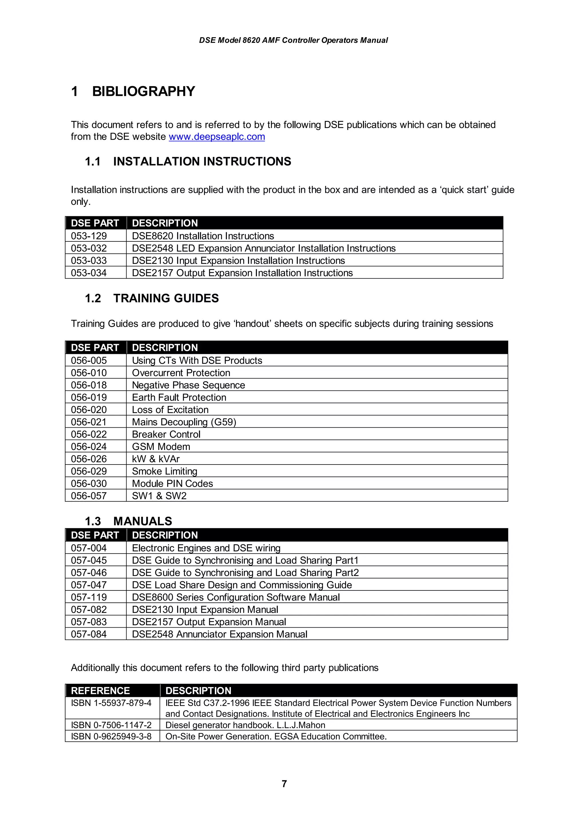 Dse8620 operators-manual | PDF