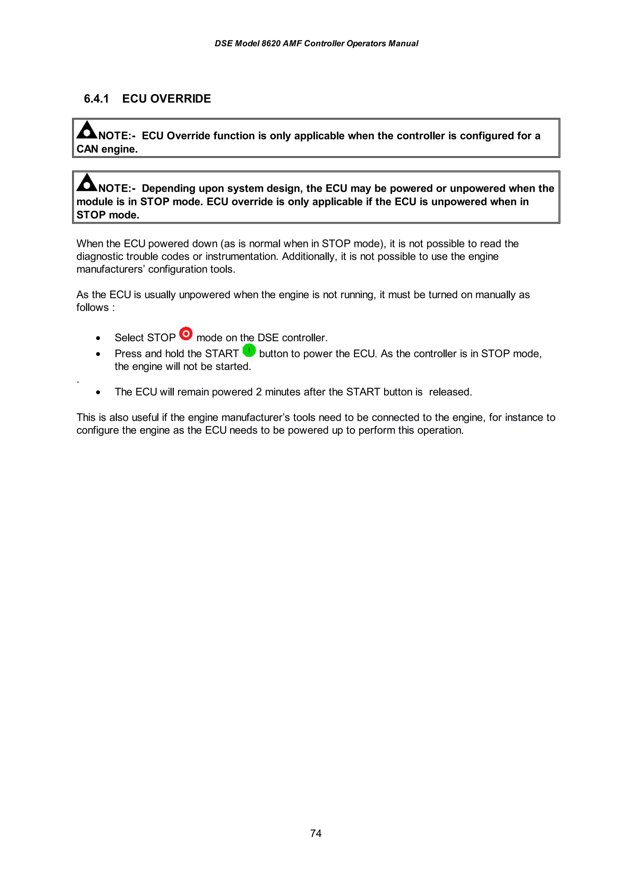 Dse8620 operators-manual | PDF