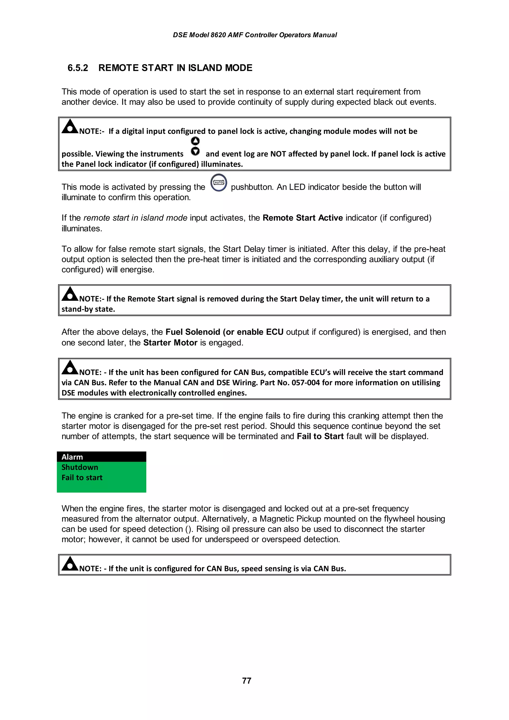 Dse8620 operators-manual | PDF