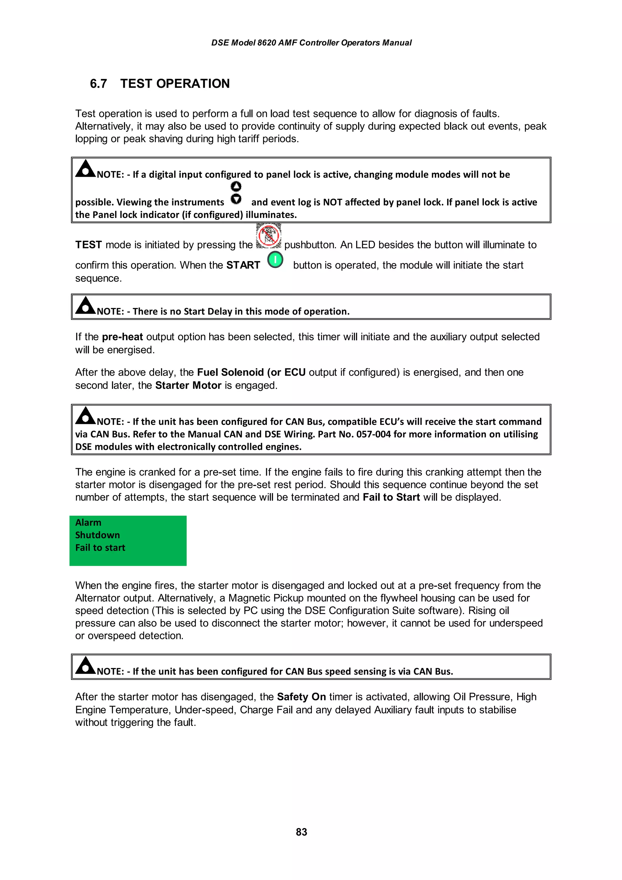 Dse8620 operators-manual | PDF