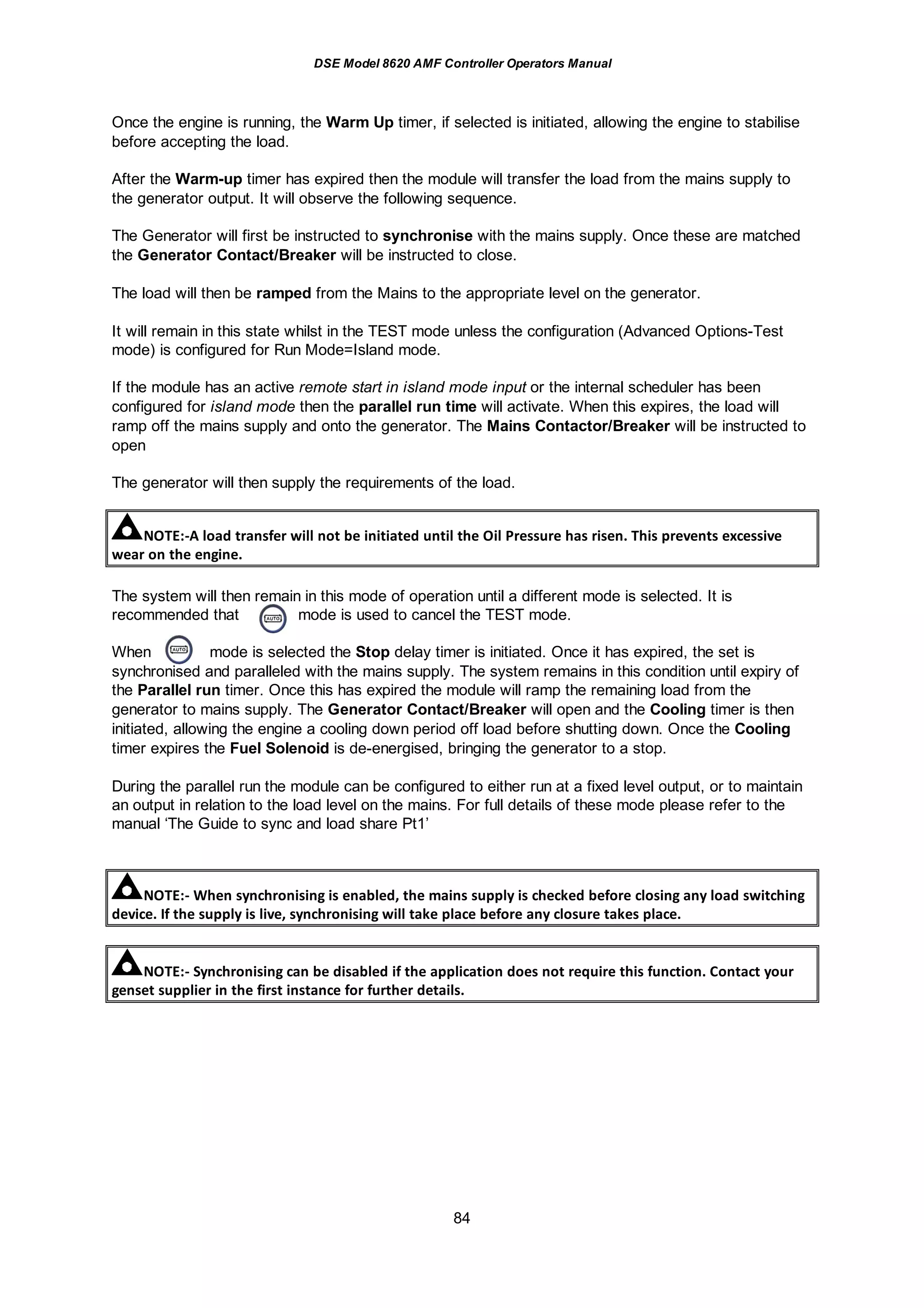 Dse8620 operators-manual | PDF