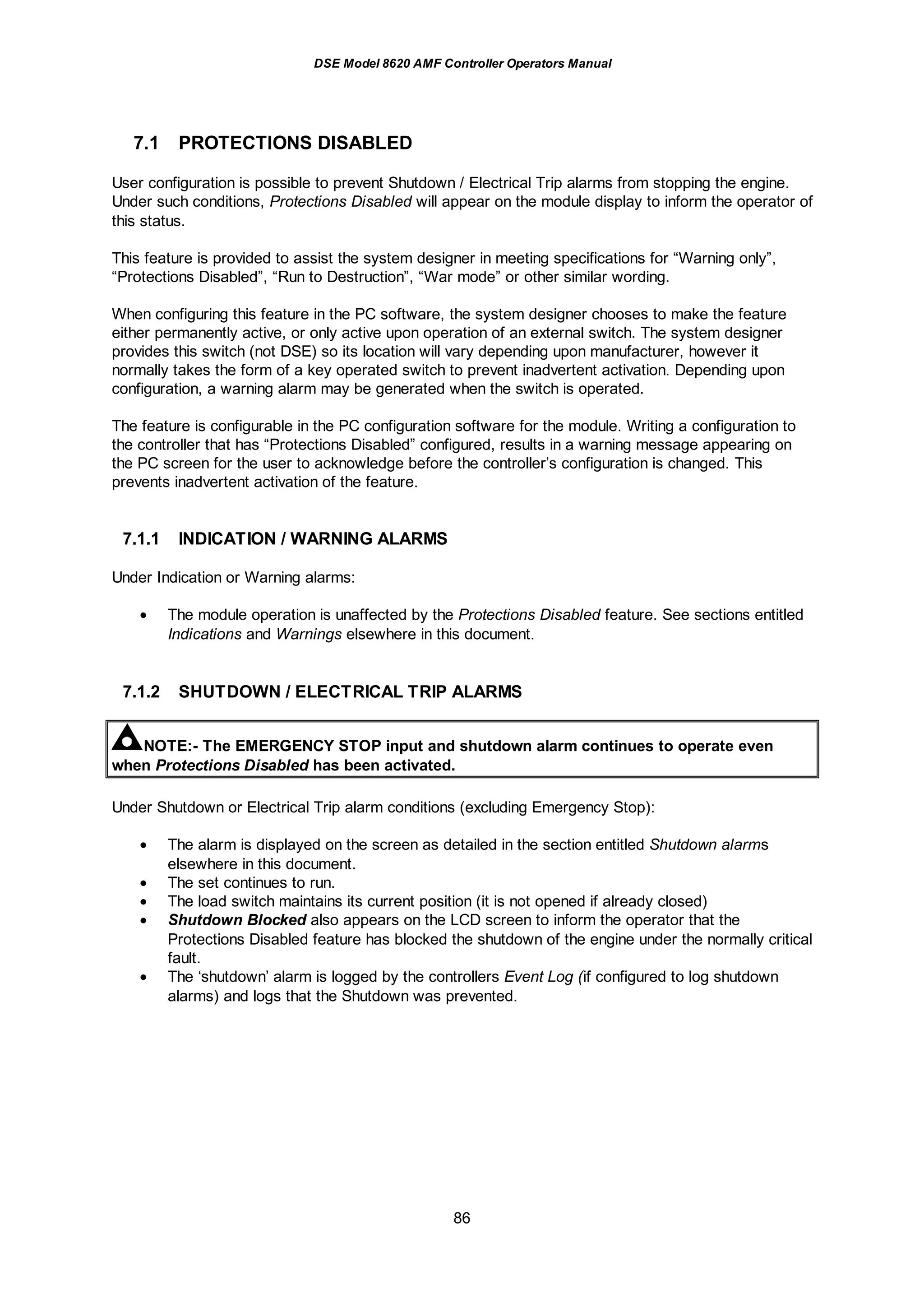 Dse8620 operators-manual | PDF