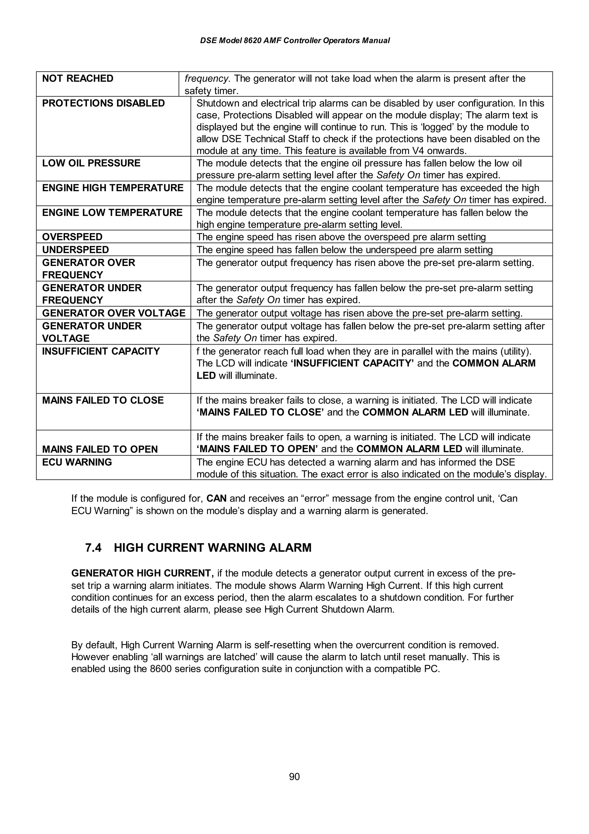 Dse8620 operators-manual | PDF