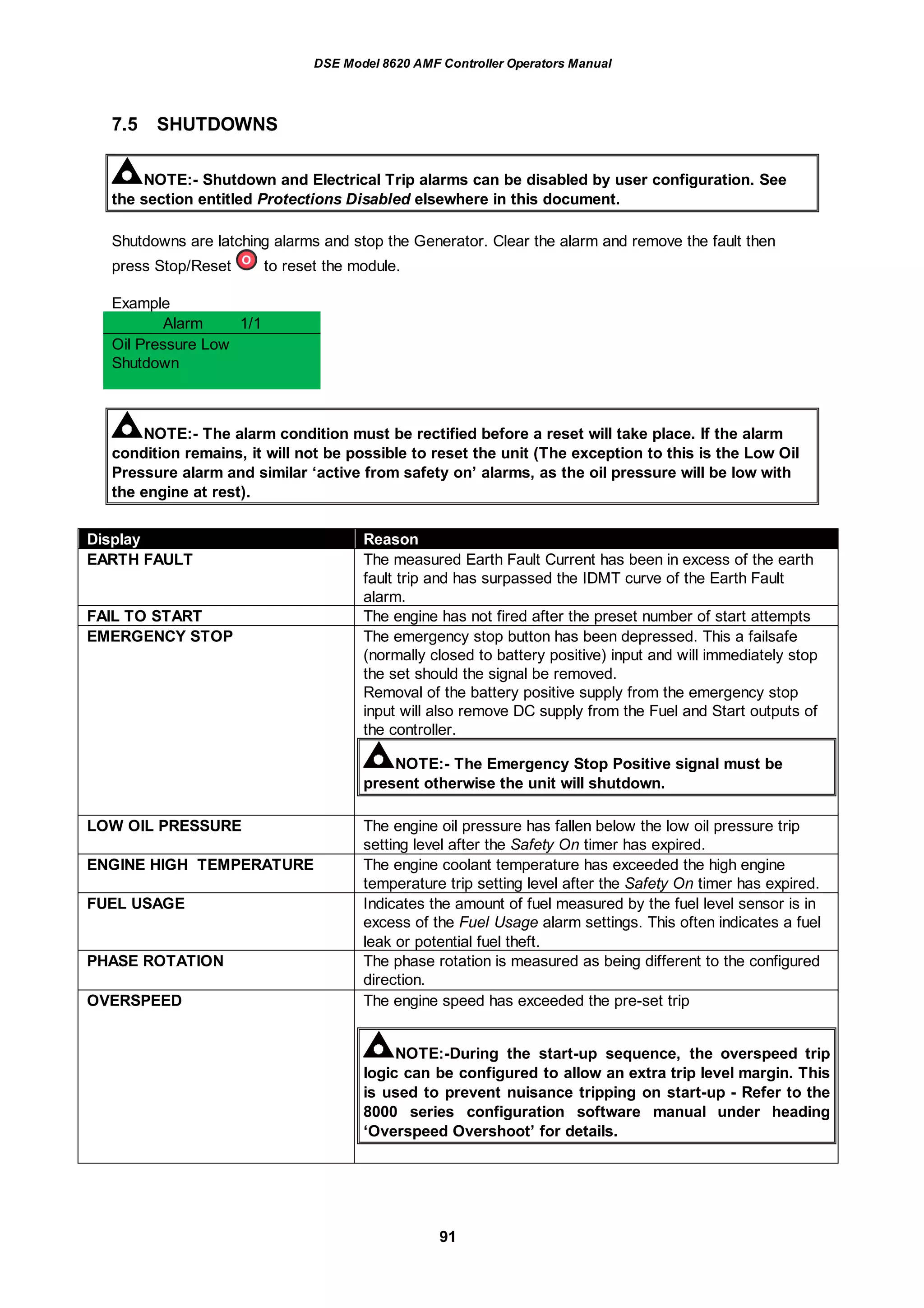 Dse8620 operators-manual | PDF