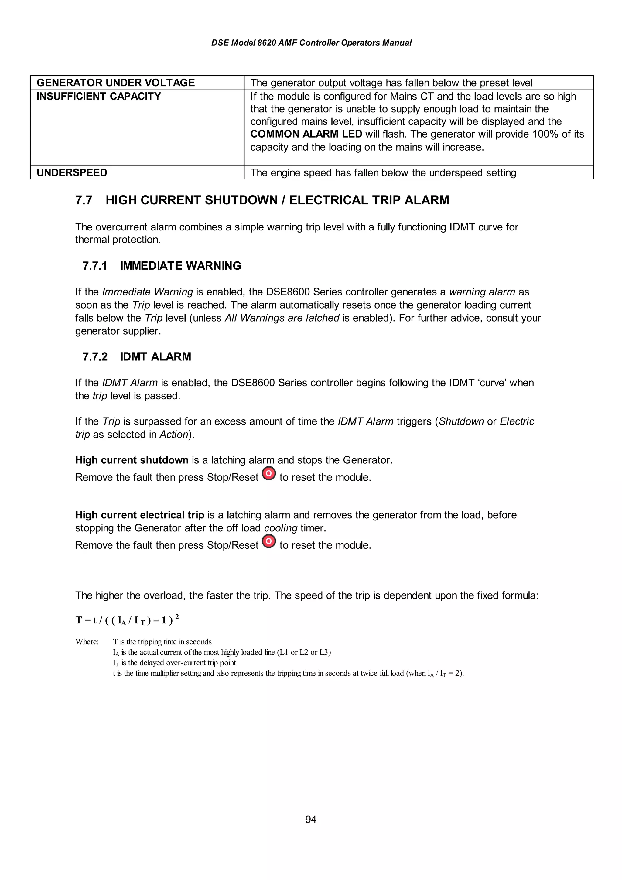 Dse8620 operators-manual | PDF