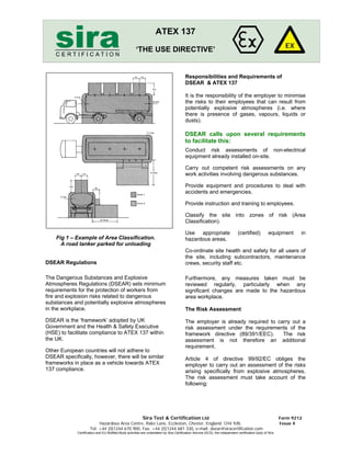 DSEAR ATEX 137 - European Directive For The Protection Of Workers ...