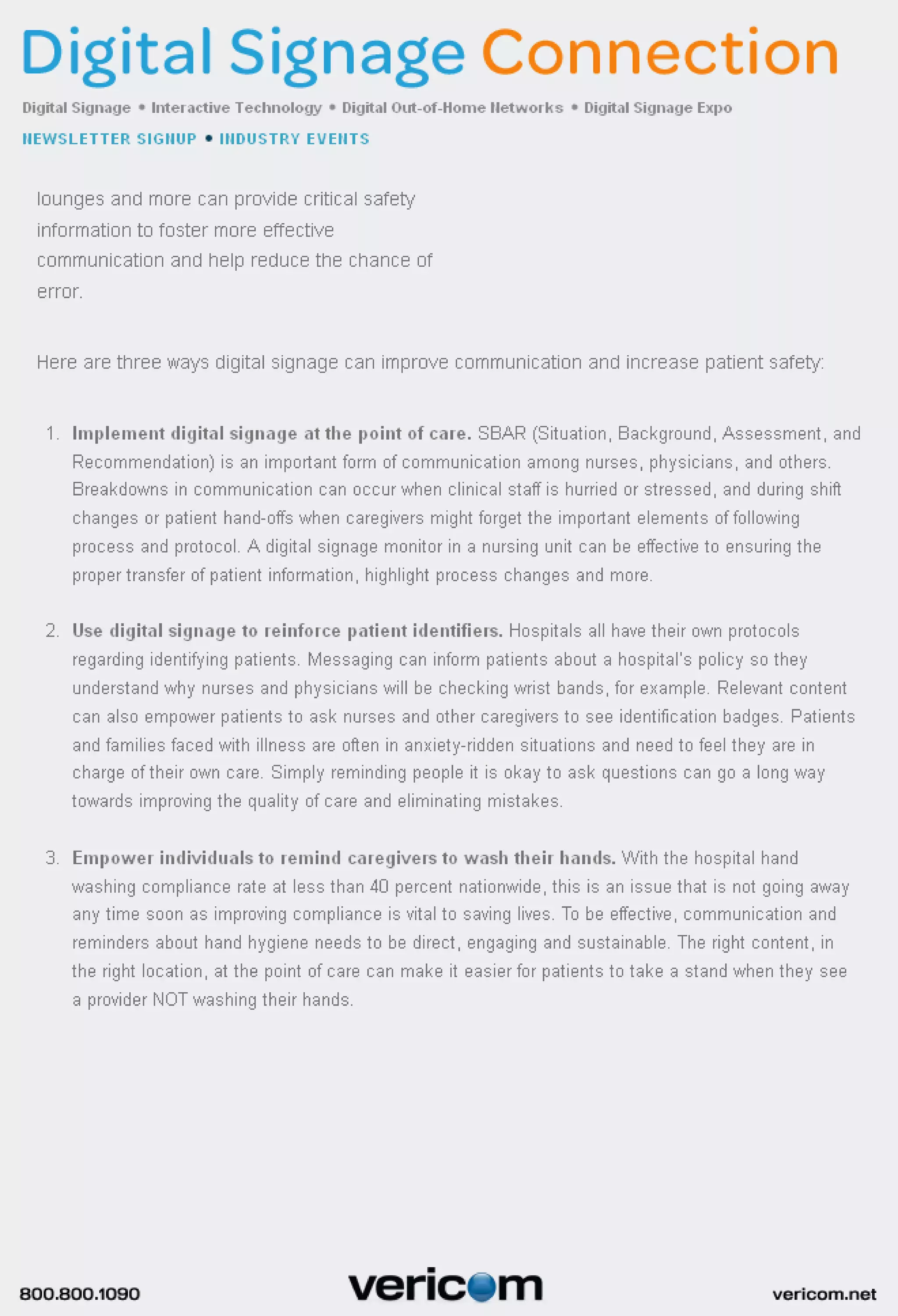 DSE Article Improve Patient Safety | PDF