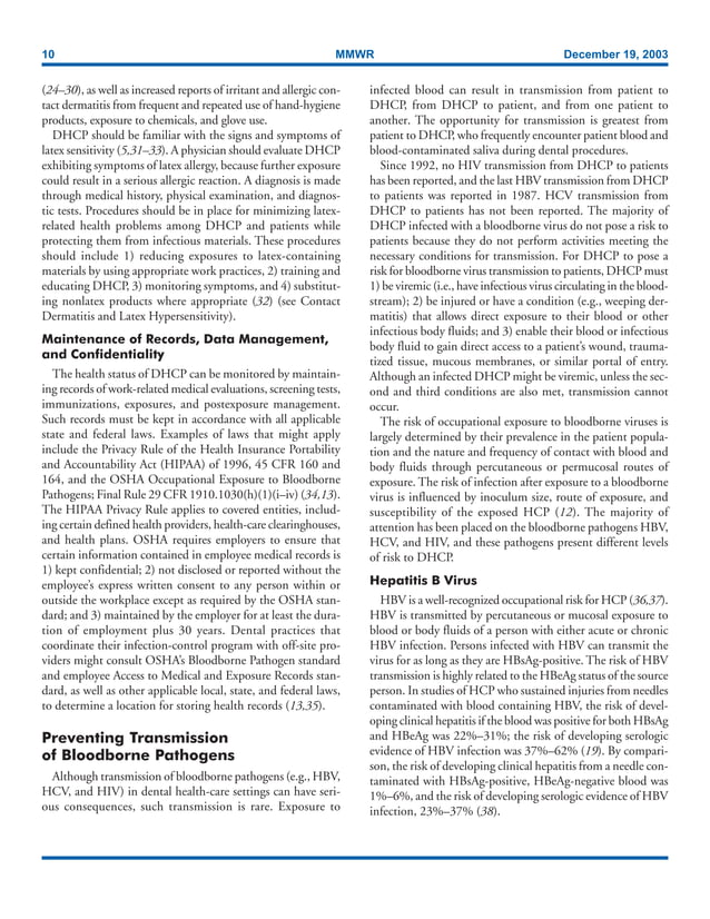 Dse control prevention_in_dental_1_ | PDF