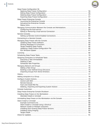Faronics Deep Freeze Server Enterprise User Guide | PDF