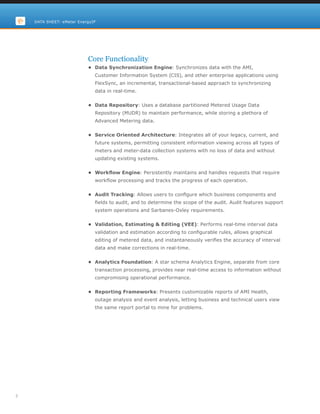 eMeter EnergyIP Data Sheet | PDF
