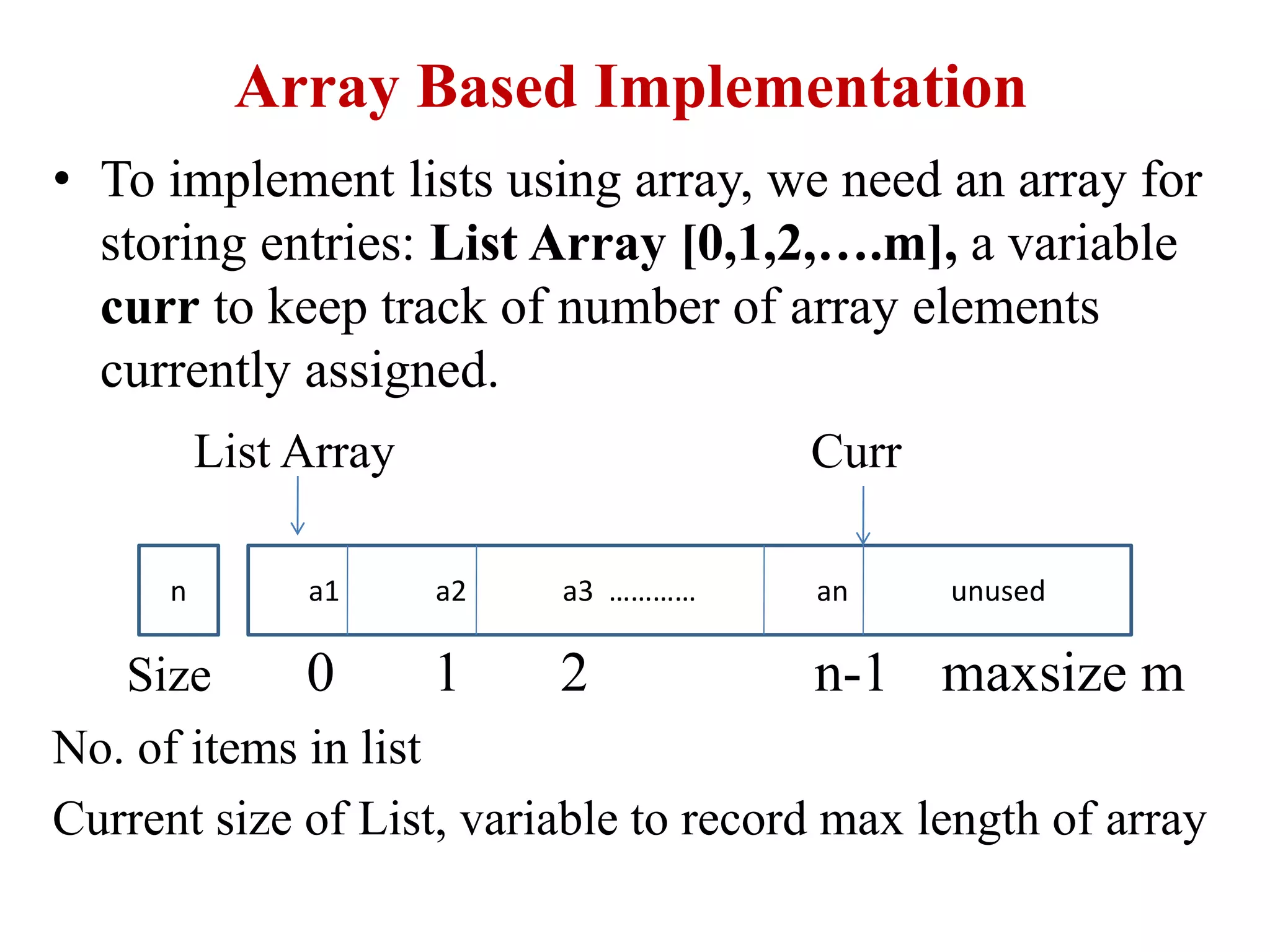 Data structures - unit 1 | PPTX