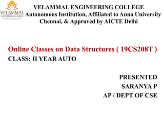 Data structures - unit 1 | PPTX