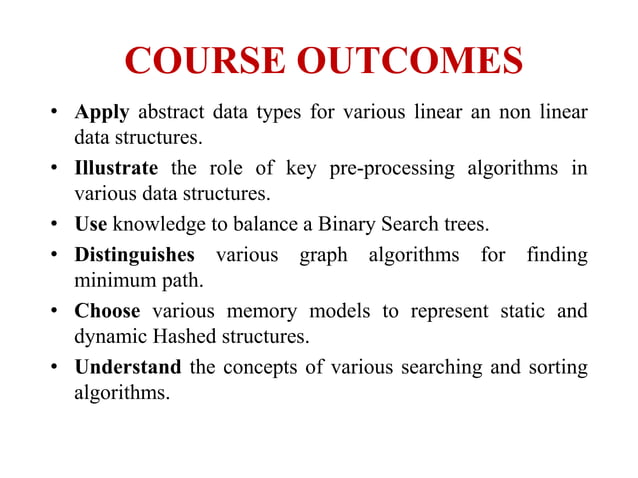 Data structures - unit 1 | PPTX