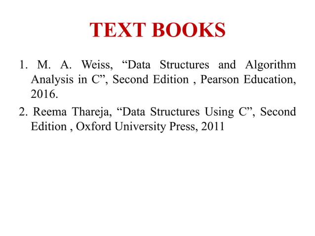 Data structures - unit 1 | PPTX