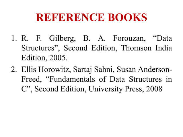 Data structures - unit 1 | PPTX