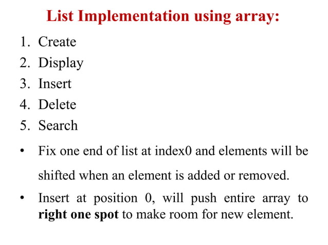 Data structures - unit 1 | PPTX