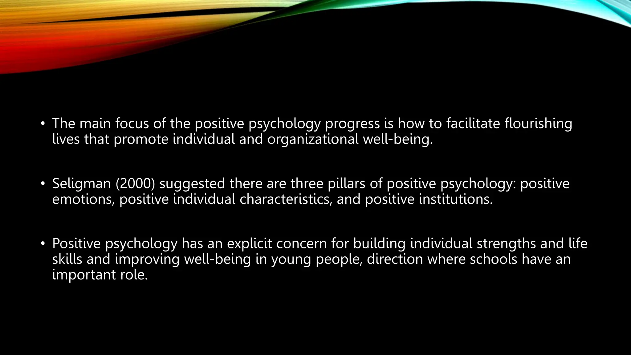 DSE POSITIVE PSYCHOLOGY.pptx Positive Psychology definition, course ...