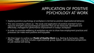Dse Positive Psychology Pptx Positive Psychology Definition Course