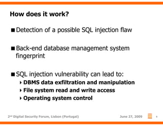 SQL injection: Not Only AND 1=1 (updated) | PDF | Databases | Computer Software and Applications
