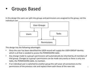 Implementing role based access control on Web Application (sample case ...