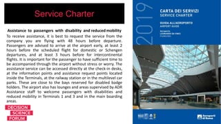 Aeroporti di Roma. PRM assistance workforce optimization | PPTX