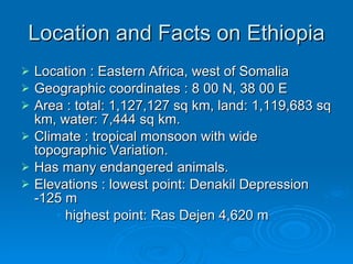 Ethiopia Country Study | PPT