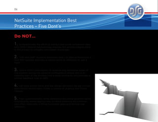 Dsg best practice guide for net suite implementation success | PPT