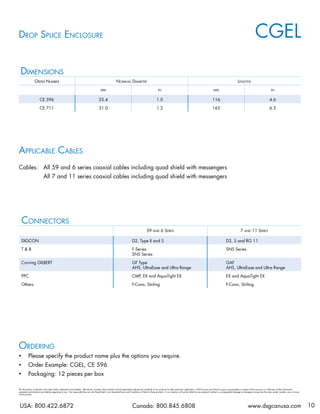DSG Canusa Heat Shrink for Communications & Fibre Optics | PDF