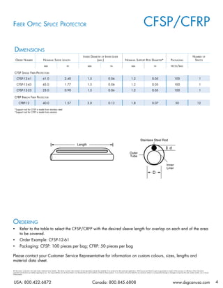 DSG Canusa Heat Shrink for Communications & Fibre Optics | PDF