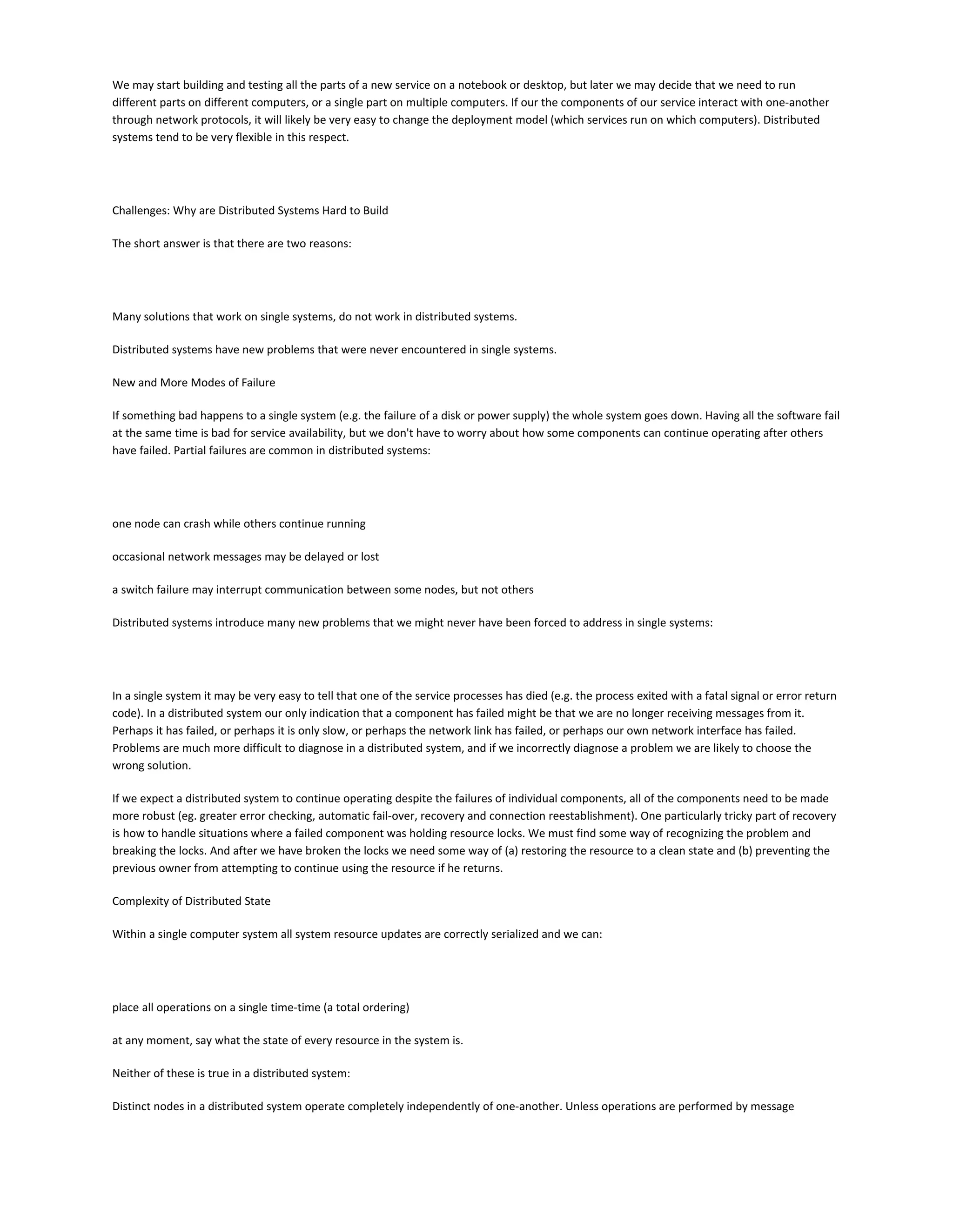 MSB-Distributed systems goals | RTF | Computer Networking | Computing