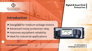 Why Choose Alstom Agile P24NM for Industrial Motor Protection? | PDF
