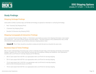 Shipping Options Optimization Study | PPT
