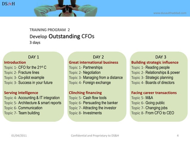 CFO Training Programs: Reaching a higher level | PPT