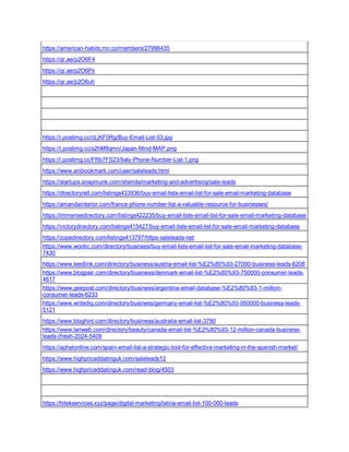 Index a link to help and boast your site | PDF | Free Download