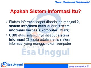 dasar sistem informasi terkait dasar dasar sistem | PPT