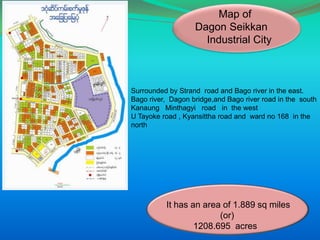Dagon Seikkan Industrial City | PPTX