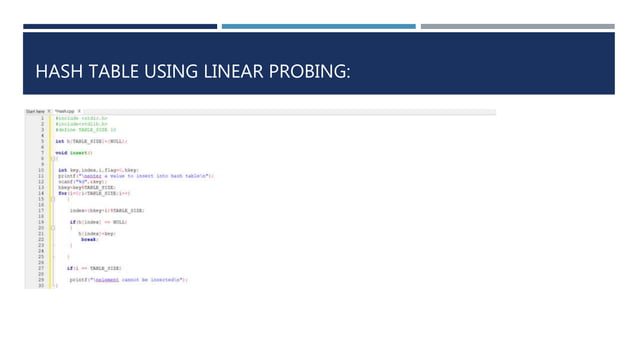 Data Structures : hashing (1) | PPTX | Databases | Computer Software and Applications