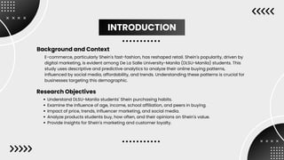 Analyzing DLSU-Manila Students' Online Shopping Trends Towards Shein ...