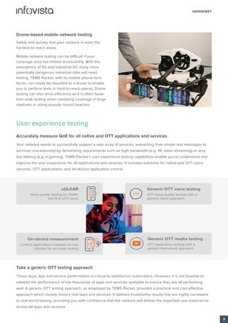 TEMS™ Pocket | Datasheet | Infovista | PDF