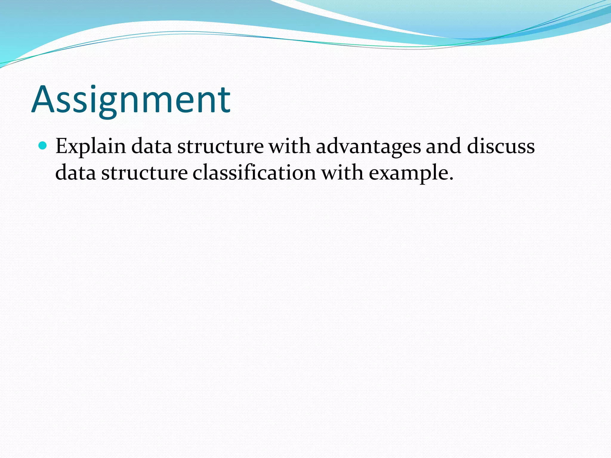 Introduction To Data Structure And Classification Pptx Databases